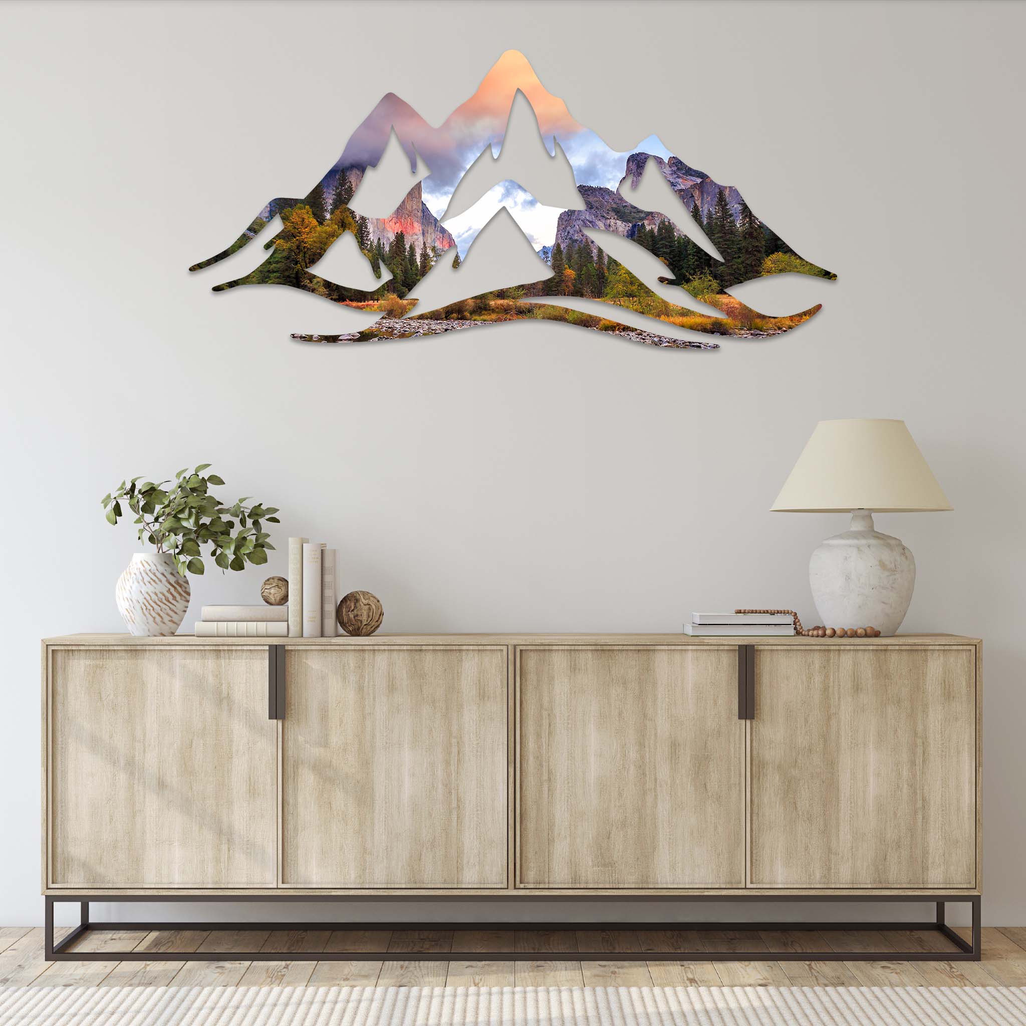 Yosemite Basin Mountain Range - Wall Art | MetalPlex