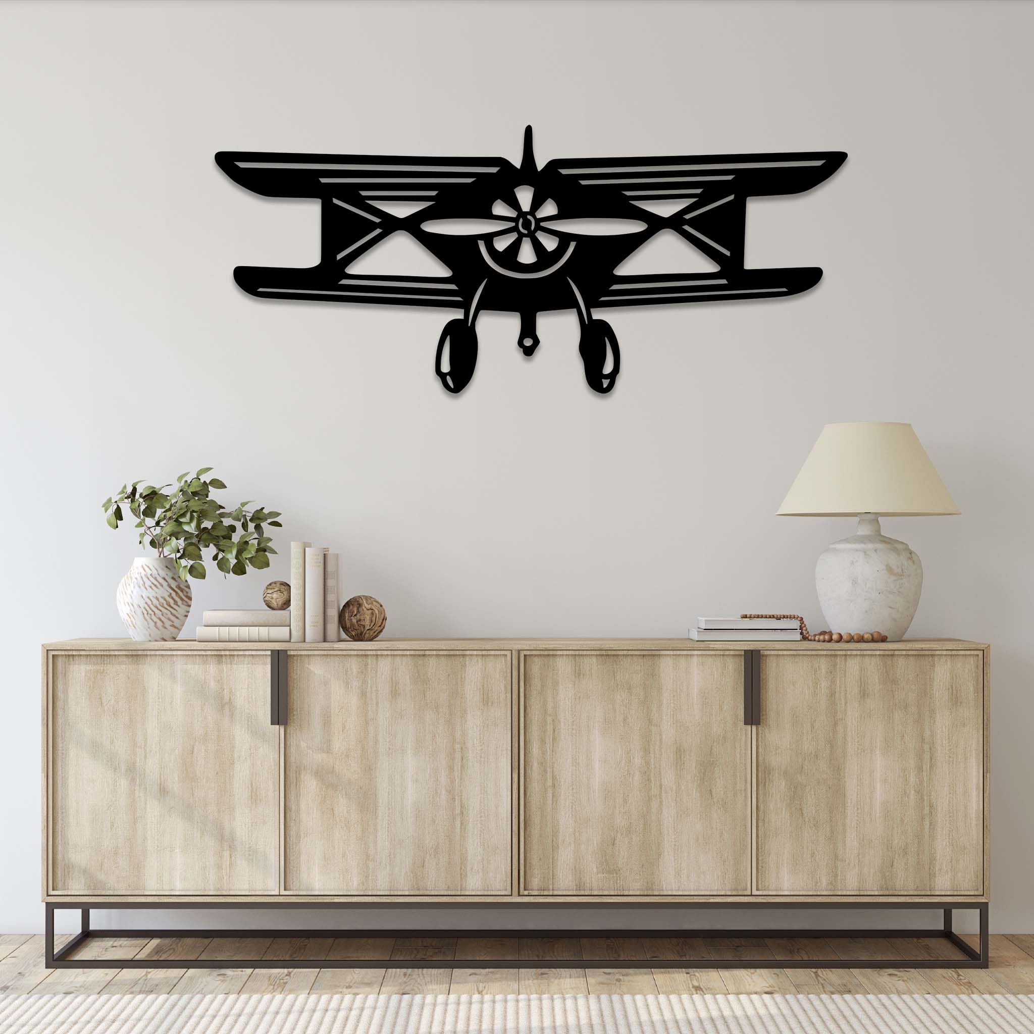 Vintage Airplane - Metal Wall Art | MetalPlex